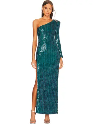 MICHAEL COSTELLO X Rumi Gown - Teal