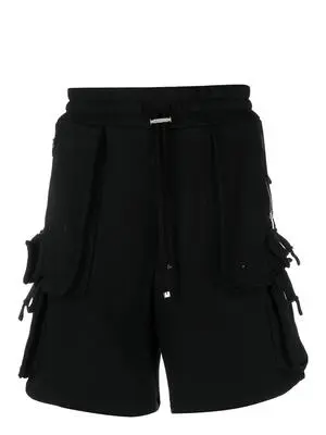 Amiri Pocket Detail Track Shorts - Black