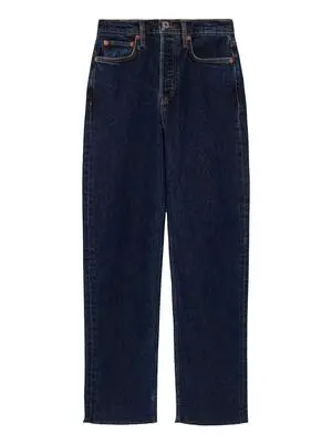 RE/DONE RE/DONE 70s Stove Pipe Mid-Rise Jeans