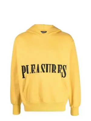 PLEASURES Logo-Embroidered Hoodie