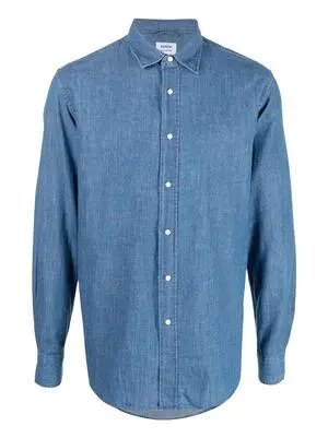 Aspesi Long-sleeve Denim Shirt - Blue