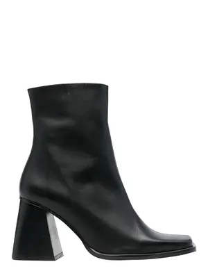 ALOHAS South 80mm Leather Ankle Boots - Black