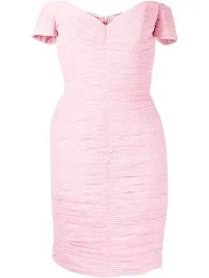 ANOUKI Off-shoulder Mini Dress - Pink