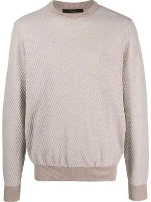 BILLIONAIRE Ribbed Merino-Wool Jumper