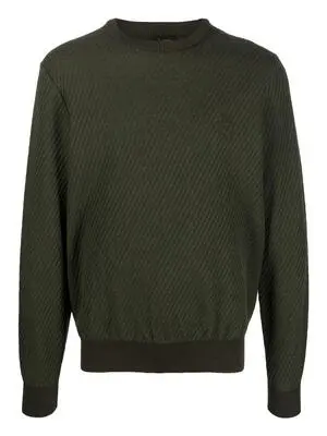 BILLIONAIRE Round-neck Knit Jumper - Green