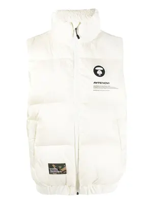 AAPE BY *A BATHING APE® AAPE BY *A BATHING APE® Logo-Patch Padded Gilet
