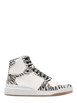 Saint Laurent Sl/24 High-top Sneakers - White