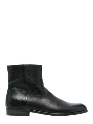 BUTTERO® Zipped Ankle Boots - Black