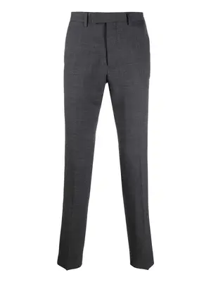 Sandro Straight-leg Wool Trousers - Grey