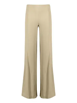 Jacquemus Le Pantalon Soffio Flared Trousers - Neutrals