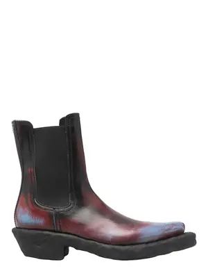 Camper Leather Ankle Boots - Black