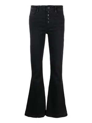 Paige Flared-leg Jeans - Black