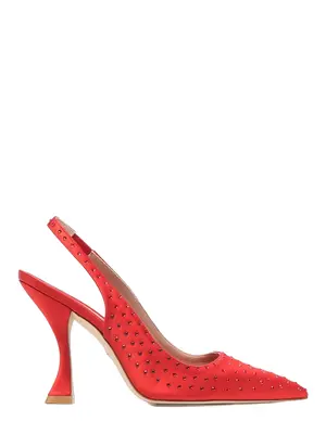 STUART WEITZMAN Say Rhinestone Pumps - Red