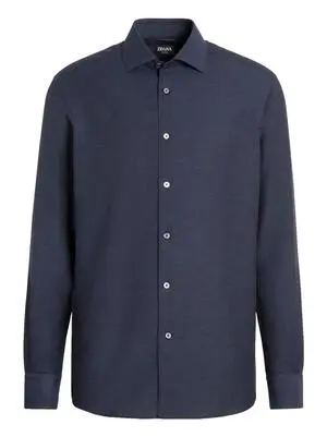 Zegna Long-sleeve Dress Shirt - Blue