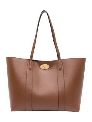 Mulberry Leather Tote Bag - Brown