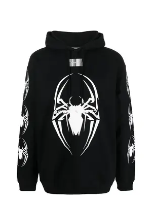 VTMNTS Logo Print Hoodie - Black