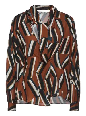 MARIELLA ROSATI MARIELLA ROSATI Multicolor Patterned Top Brown