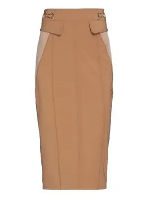 Elisabetta Franchi Midi Pencil Skirt - Beige