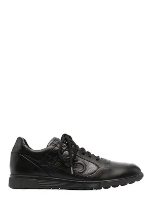 Casadei Monogram Low-top Sneakers - Black