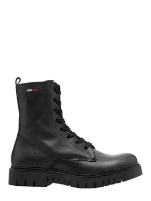 Tommy Hilfiger Lace-up Ankle Boots - Black