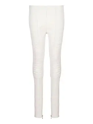 BALMAIN Leather Skinny Trousers