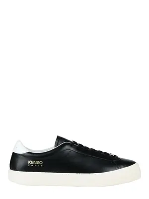 Kenzo Soft Leather Sneakers - Black