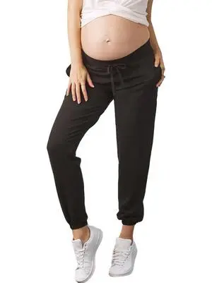 ANGEL MATERNITY Joggers - Black