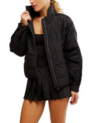Free People Pippa Packable Puffer Jacket - Black