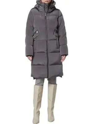 Andrew Marc Palma Shimmer Down Puffer Jacket - Pavement