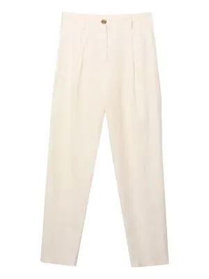 MANILA GRACE MANILA GRACE Tapered Pants White