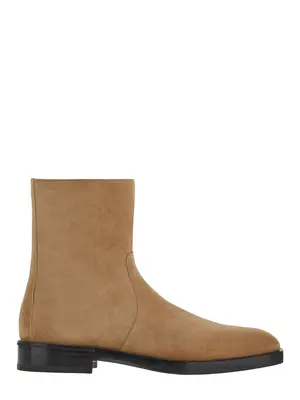 FERRAGAMO Calf Leather Ankle Boots - Brown