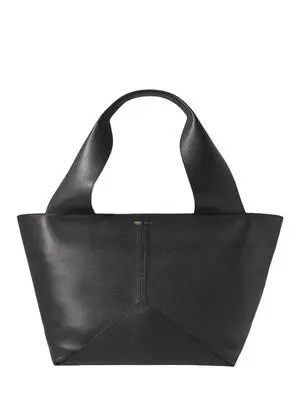 METIER Weekend' Leather Tote - Black