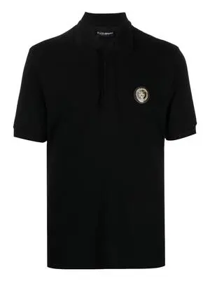 PLEIN SPORT Short Sleeve Polo Shirt - Black