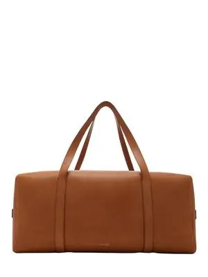 THE ROW Gio Leather Duffle Bag - Neutral