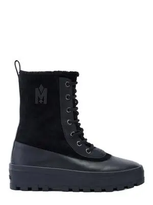 Mackage Hero-ms Lamb Suede Winter Boots - Black