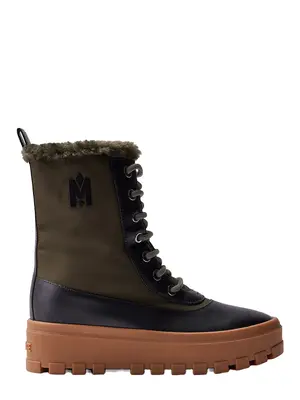 Mackage Shearling-lined Winter Boots - Army