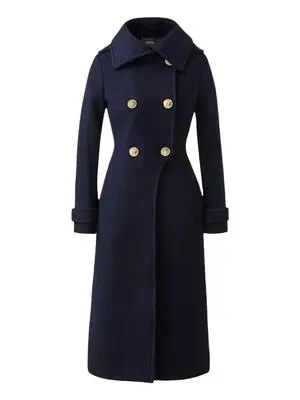 MACKAGE Elodie Double-Face Wool Tailored Coat