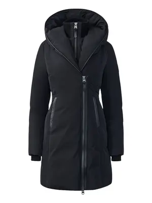 Mackage Kay-nfr Down Coat With Signature Collar - Black