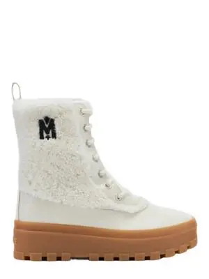 Mackage Shearling Winter Boot - Cream