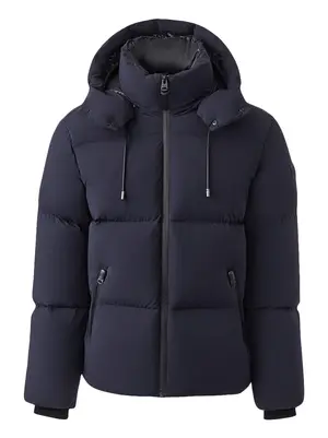 Mackage Kent Hooded Down Jacket Navy