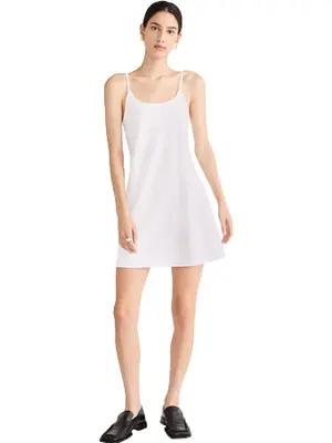 Merlette Short Slip Dress - White