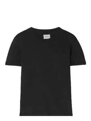Khaite Emmylou Cotton-jersey T-shirt - Black