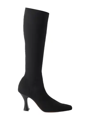NEOUS Ran Stretch-knit Knee High Boots - Black
