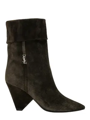 Saint Laurent Liz 85 Boots - Saddle Brown