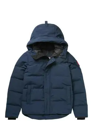 Canada Goose Macmillan Logo-Appliquéd Quilted Shell Hooded Down Parka Blue
