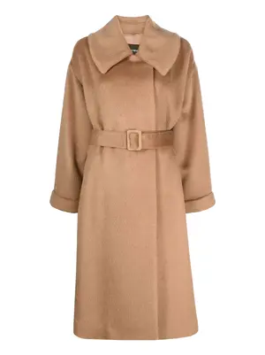 EMPORIO ARMANI Emporio Armani Belted Virgin Wool-Blend Coat