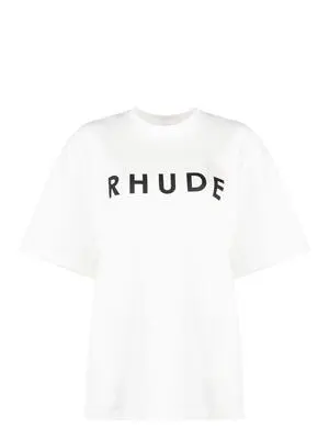 Rhude Oversized Logo T-shirt - White