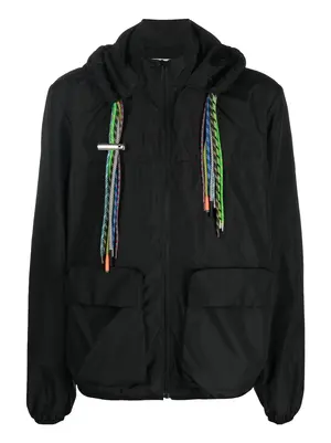 AMBUSH Drawstring Hooded Jacket - Black