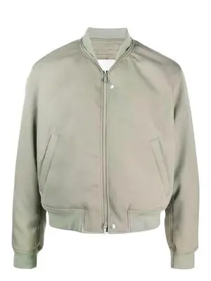 JIL SANDER Zip-fastening Bomber Jacket - Green