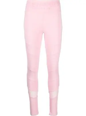 PLEIN SPORT Statement Stretch Leggings - Pink